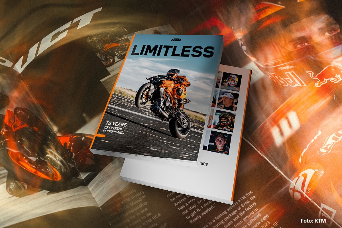 KTM: 70 Jahre Erfolgsgeschichte mit dem Magazin „LIMITLESS“